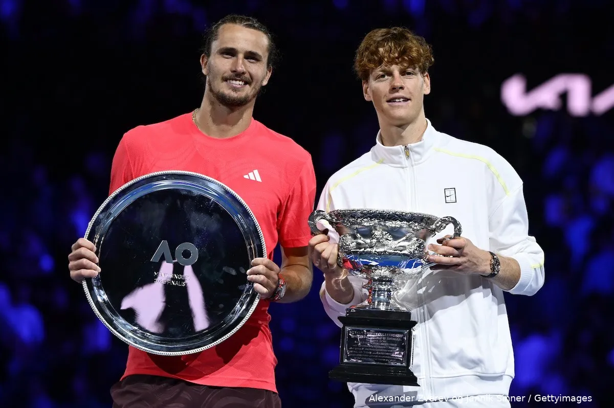 Alexander Zverev i akavet gensyn med Jannik Sinner efter Australian Open-finalen